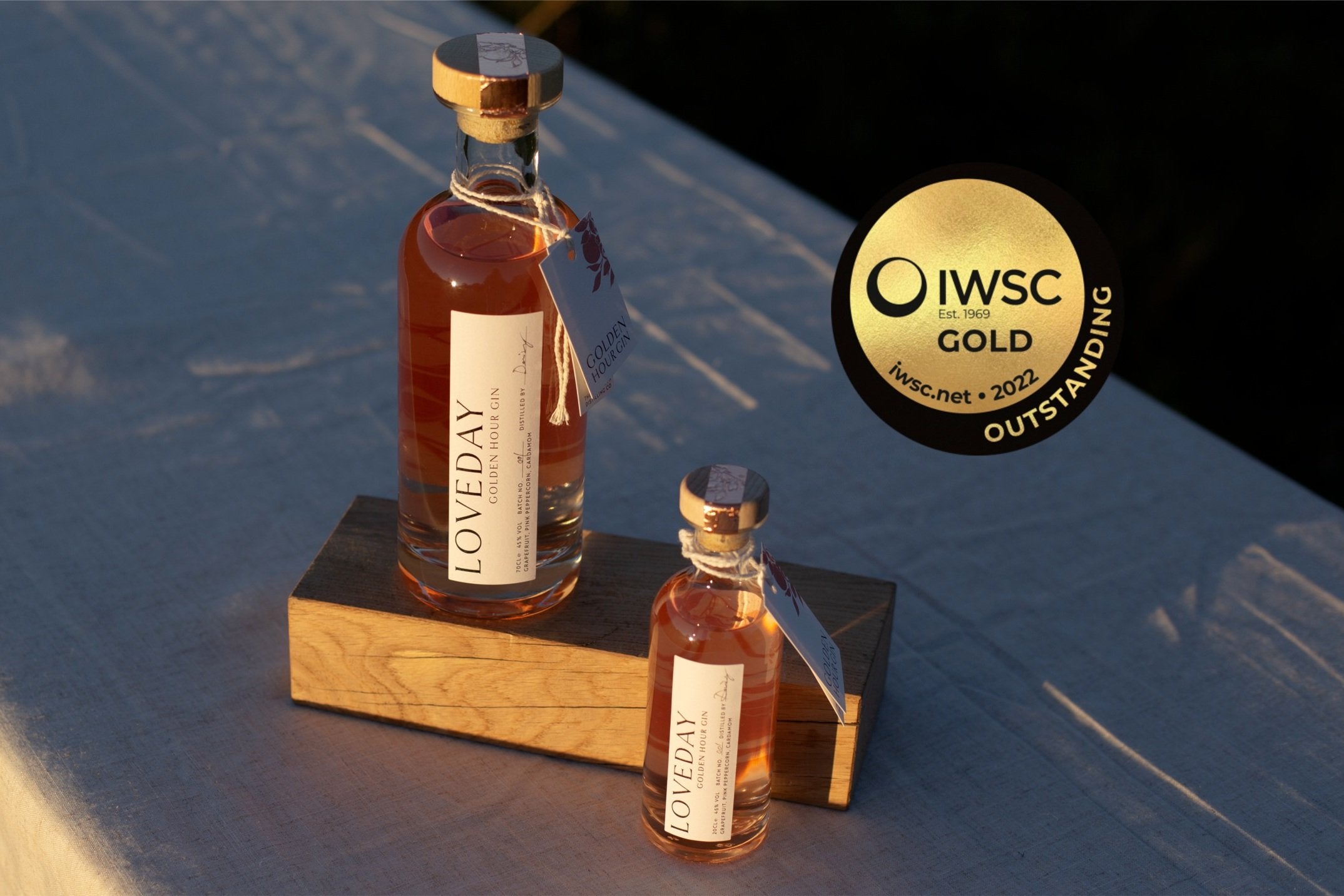 We won gold at the IWSC awards! – Loveday Distillery
